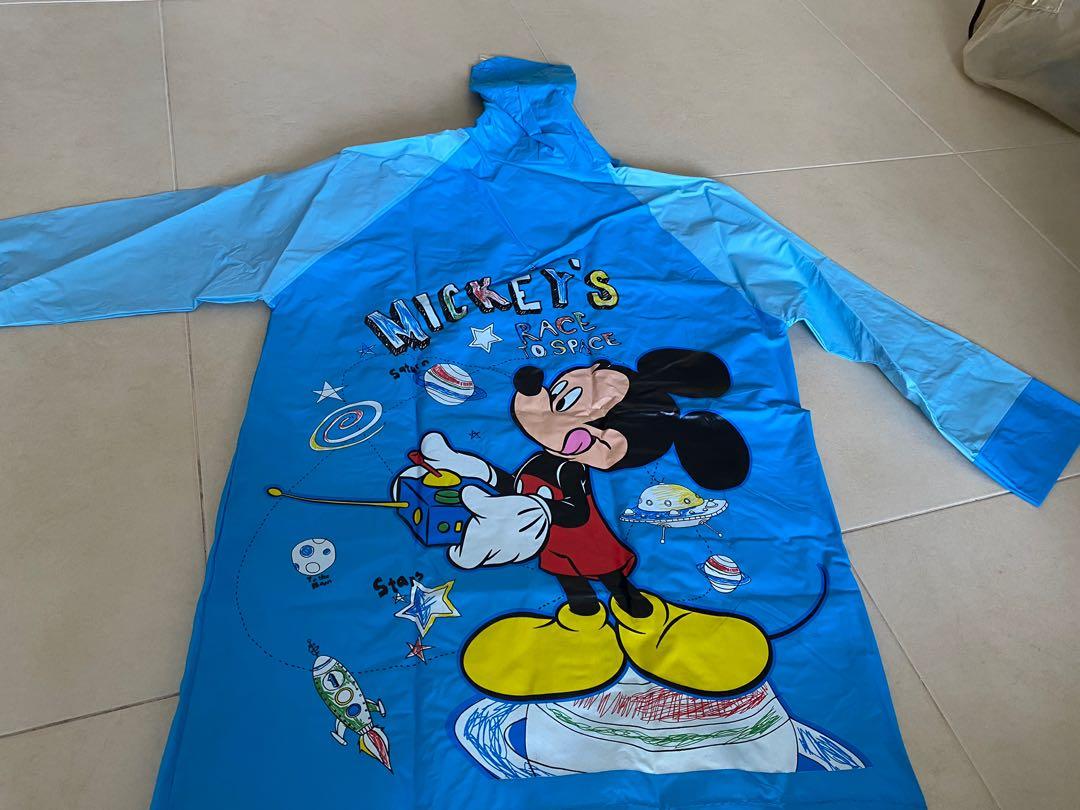 Mickey Mouse raincoat, Babies & Kids, Babies & Kids Fashion on Carousell