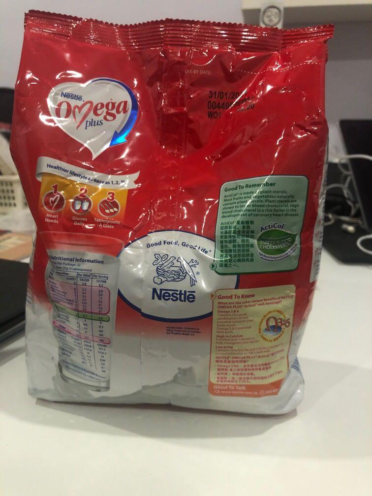Nestle Omega Plus Adult Milk Powder - Acticol, Health & Nutrition ...