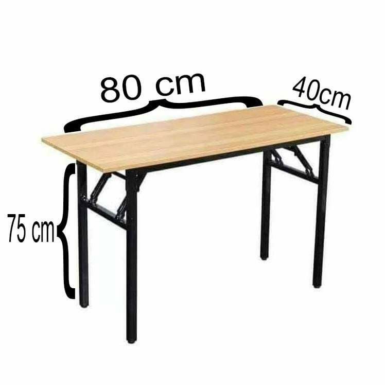 New 80x40cm Folding Foldable Table, Furniture & Home Living, Furniture ...
