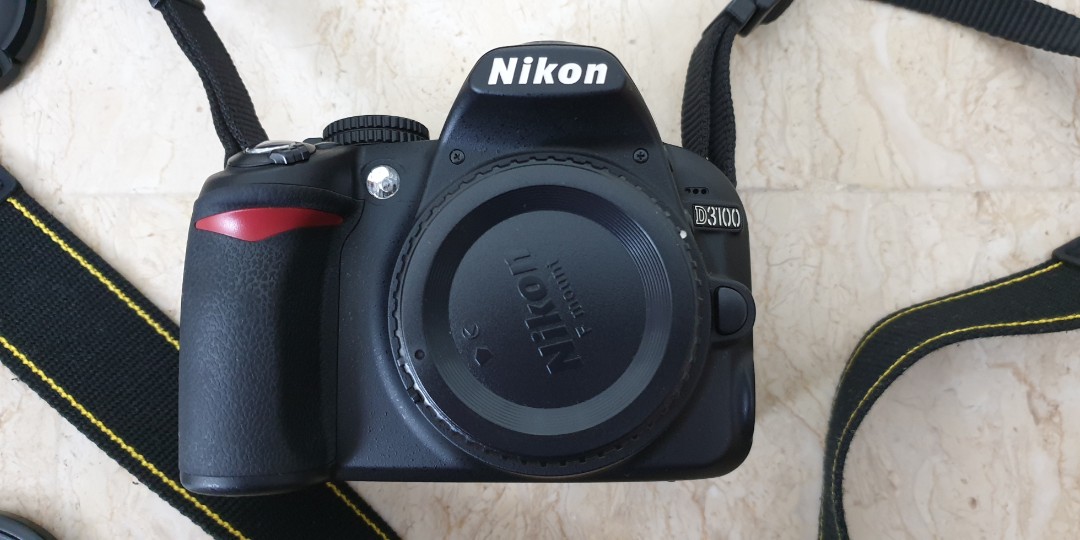 Nikon D3100 + lens and multiple adapter, Photography, Cameras on Carousell