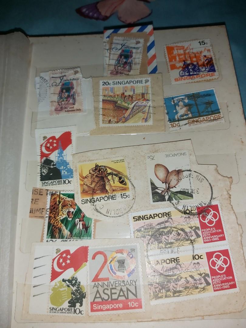 Old stamp book, Hobbies & Toys, Memorabilia & Collectibles, Stamps ...