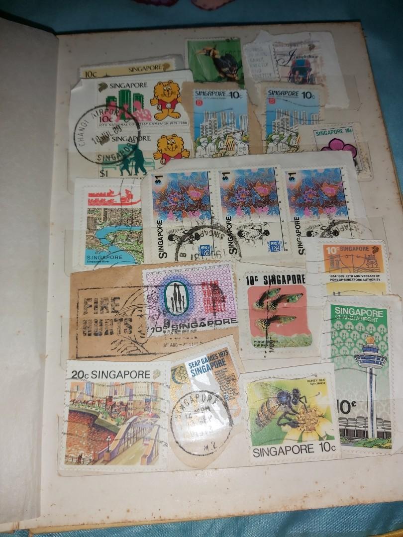 Old stamp book, Hobbies & Toys, Memorabilia & Collectibles, Stamps ...