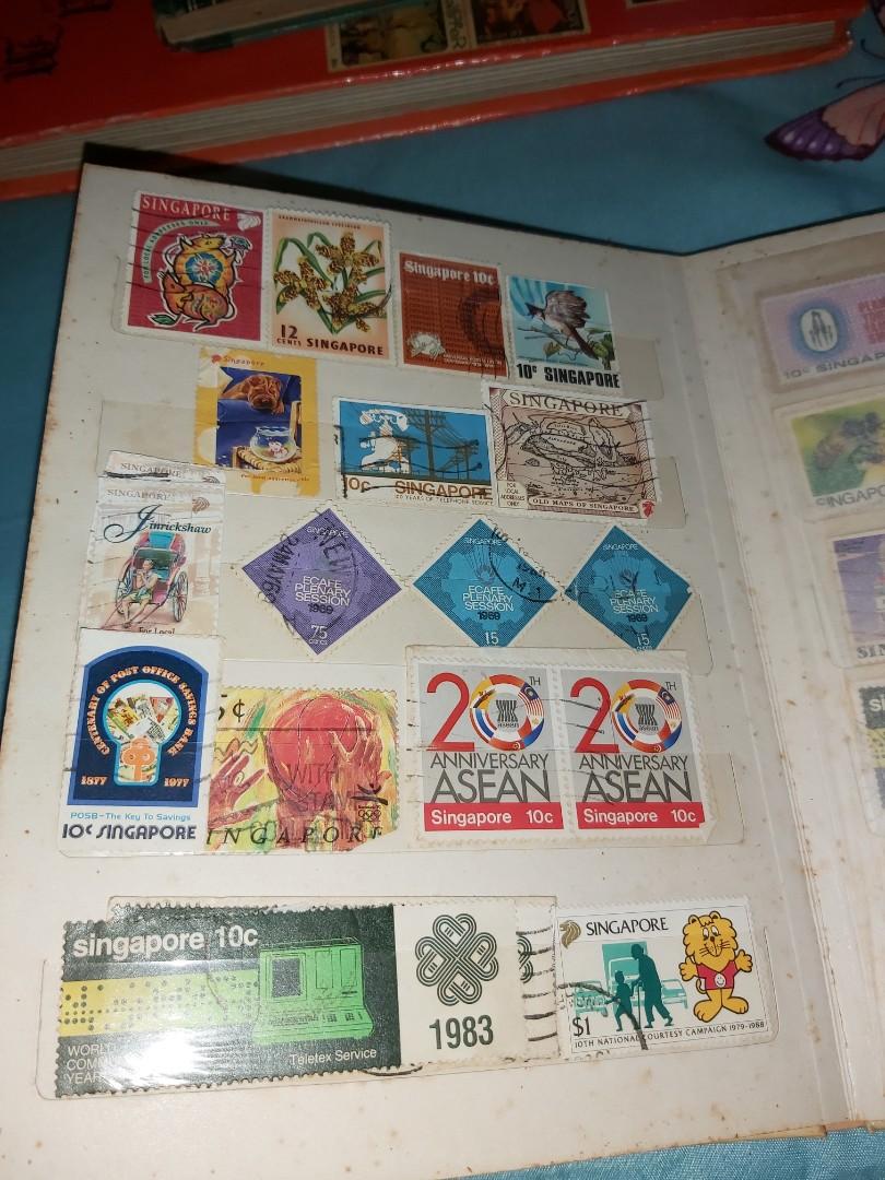Old stamp book, Hobbies & Toys, Memorabilia & Collectibles, Stamps ...
