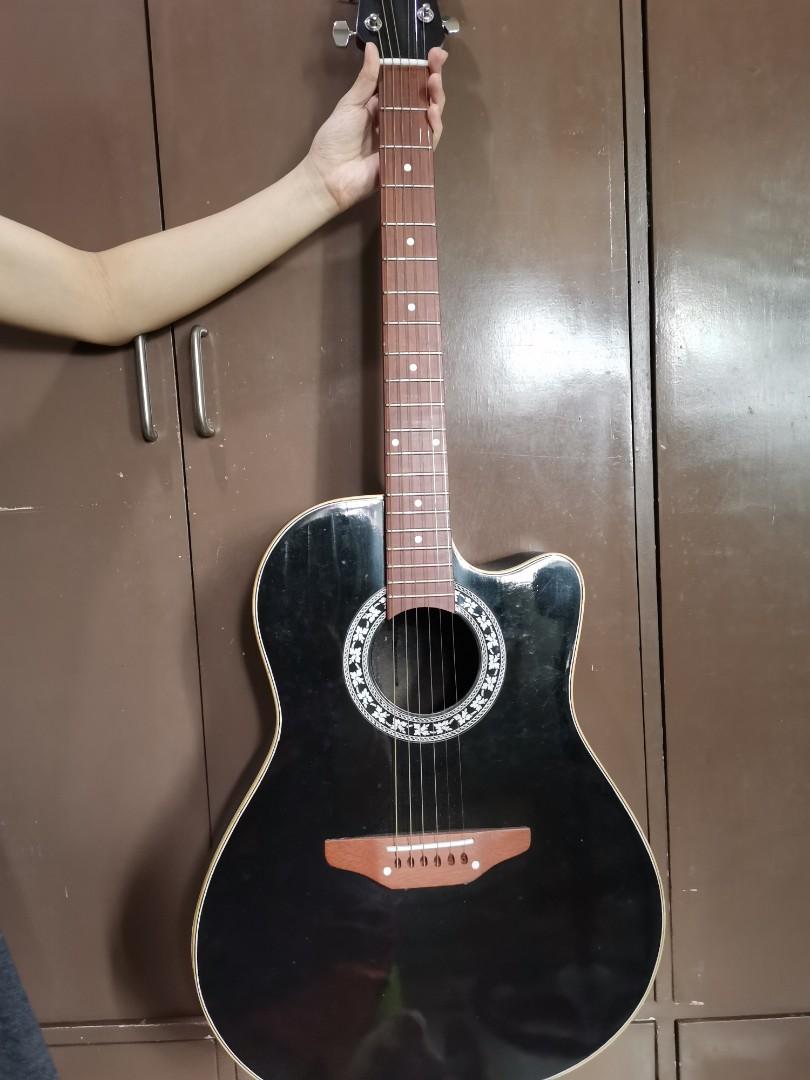 ORIGINAL LUMANOG SPRUSE TURTLE BACK ACOUSTIC GUITAR, Hobbies & Toys ...