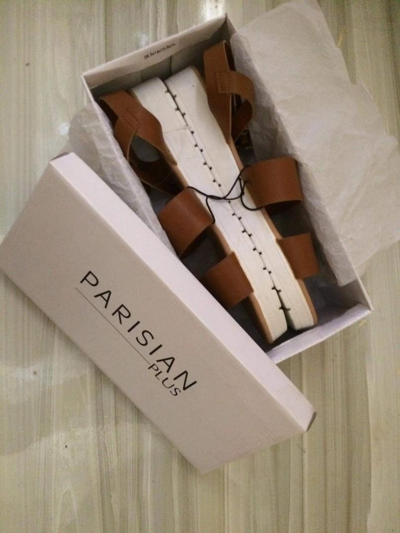 Parisian Plus strap sandals, Women's Fashion, Footwear, Flats & Sandals ...