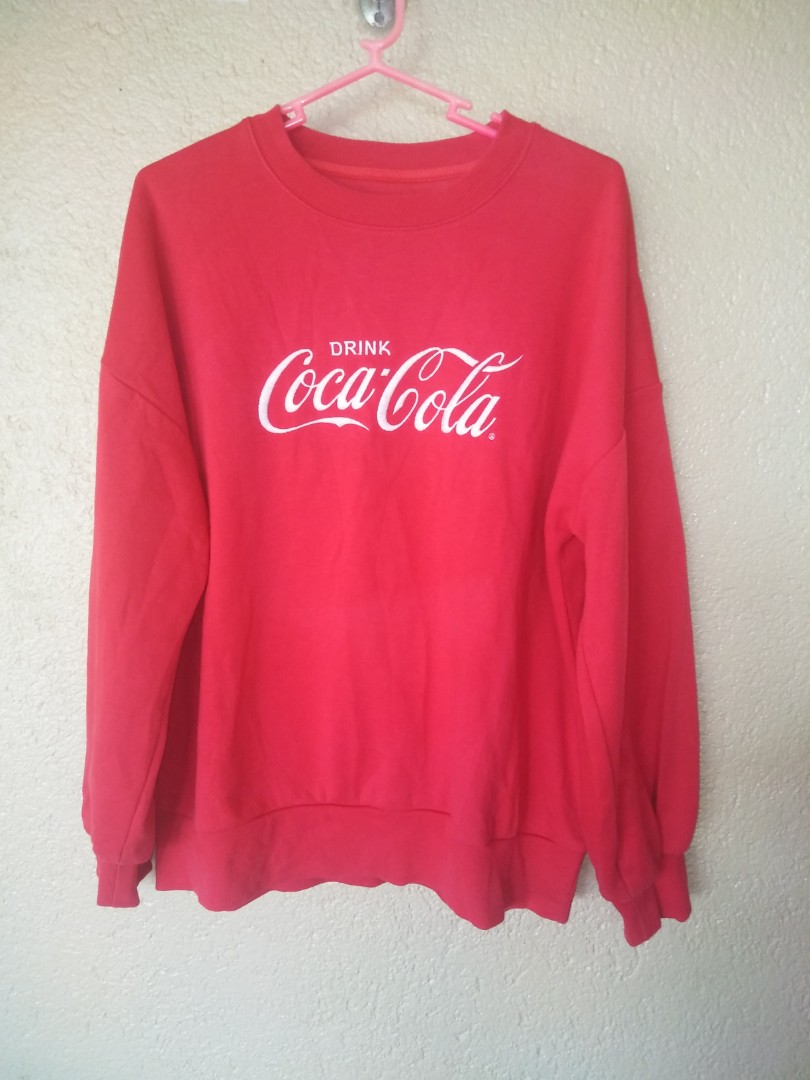 COCA COLA SWEATER, Women's Fashion, Coats, Jackets and Outerwear on ...