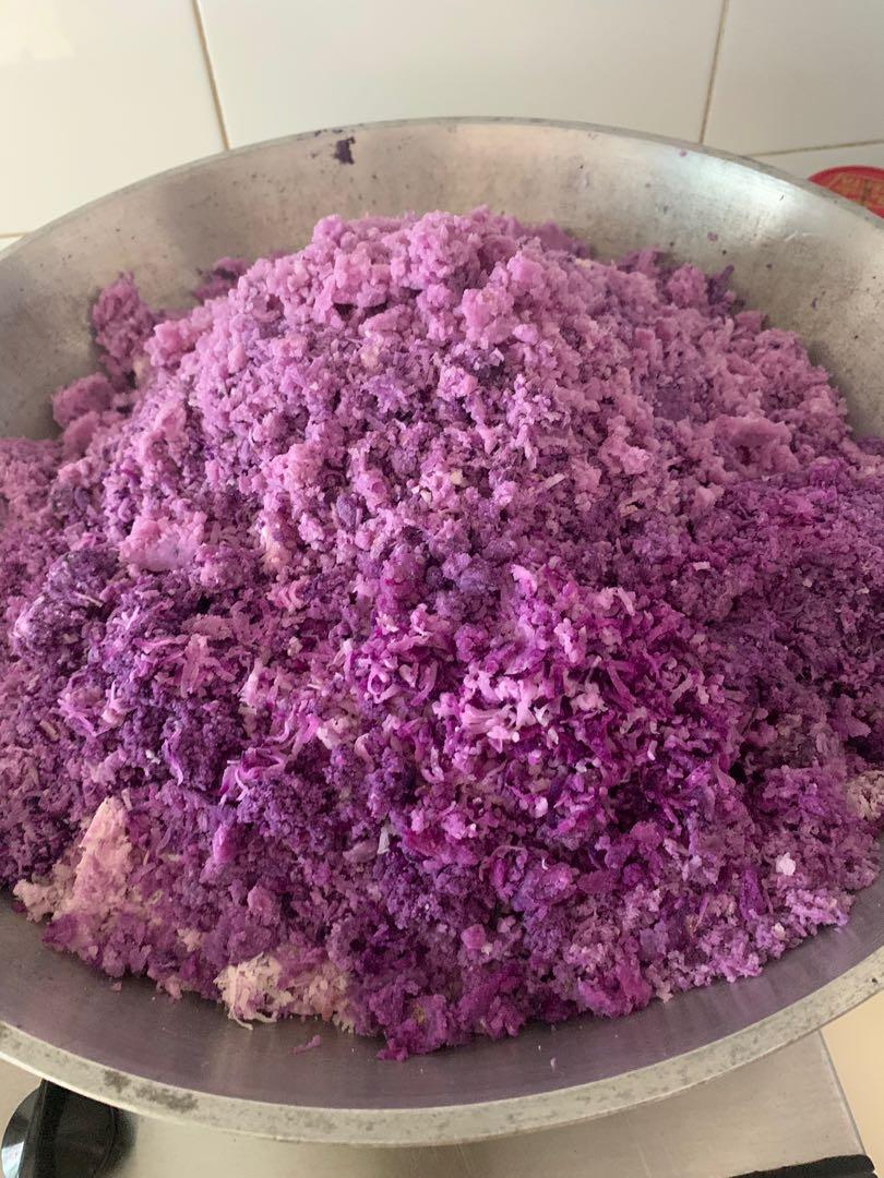 Purple yan aka pure ube halaya with free ube buchi, Food & Drinks ...