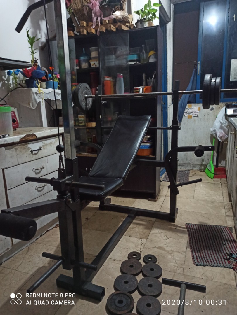 RUSH RUSH !! BENCH PRESS 7in1, Sports Equipment, Exercise & Fitness ...