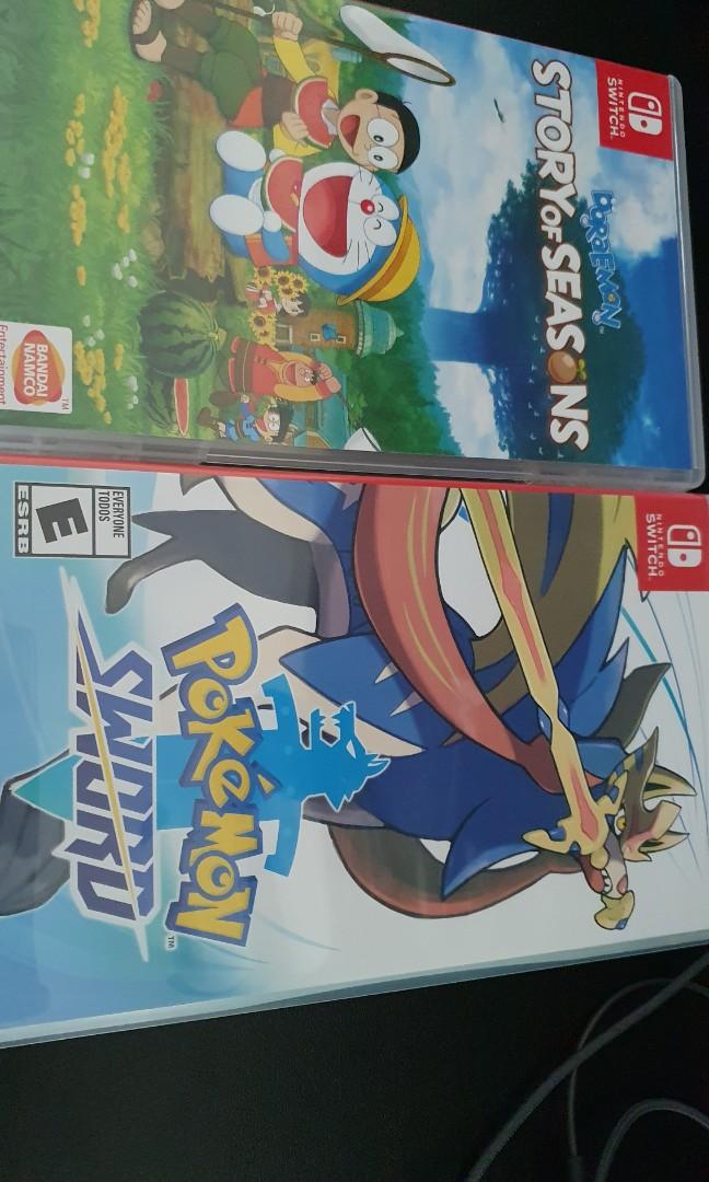 Selling Pokemon Sword and Doraemon Story of Seasons, Video Gaming, Gaming Accessories ...