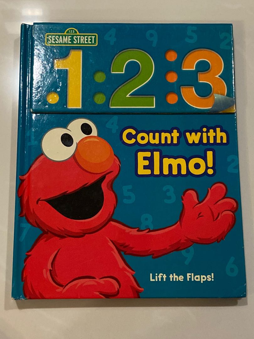 Sesame Street Count with Elmo Lift the Flaps Book, Hobbies & Toys ...
