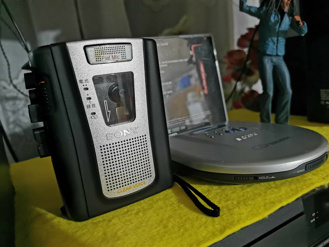 Sony walkman and discman set, Audio, Voice Recorders on Carousell