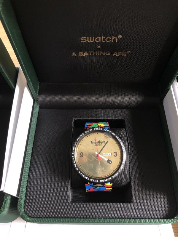Swatch X Bape 2020, Luxury, Watches on Carousell
