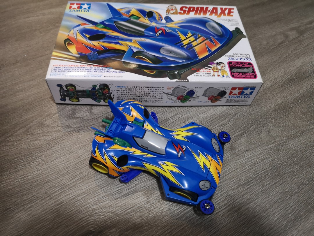 Tamiya Mini 4WD Spin-Axe, Hobbies & Toys, Toys & Games on Carousell