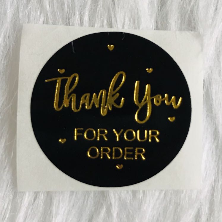 Thank You for your order sticker seal, Hobbies & Toys, Stationary ...
