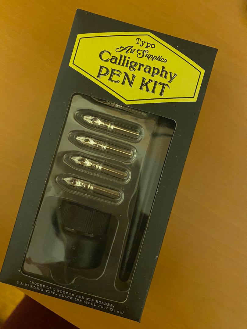 Typo Calligraphy Pen Kit, Hobbies & Toys, Stationery & Craft ...