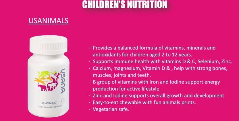 Usana kids vitamin, Health & Nutrition, Health Supplements, Vitamins ...