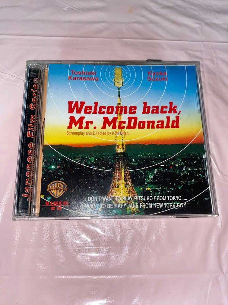 VCD Japanese Welcome Back, Mr. McDonald, Hobbies & Toys, Music & Media ...