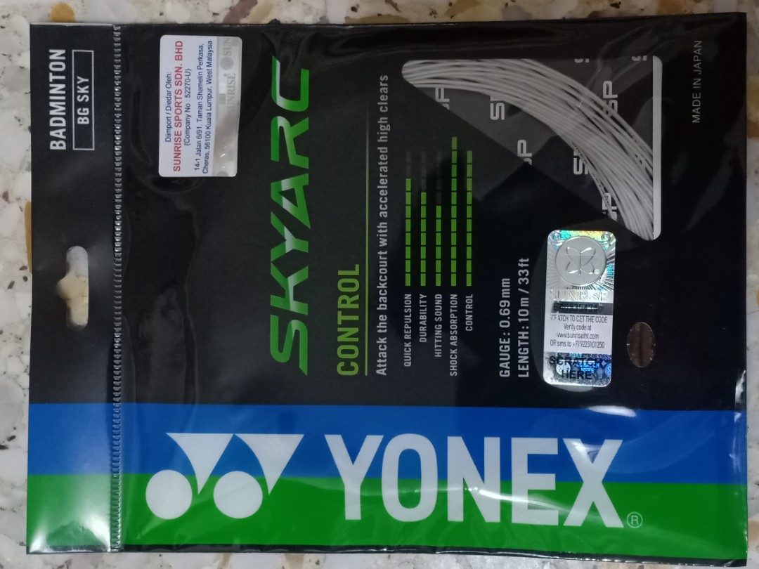 YONEX Skyarc, Sports Equipment, Sports & Games, Racket & Ball Sports on ...