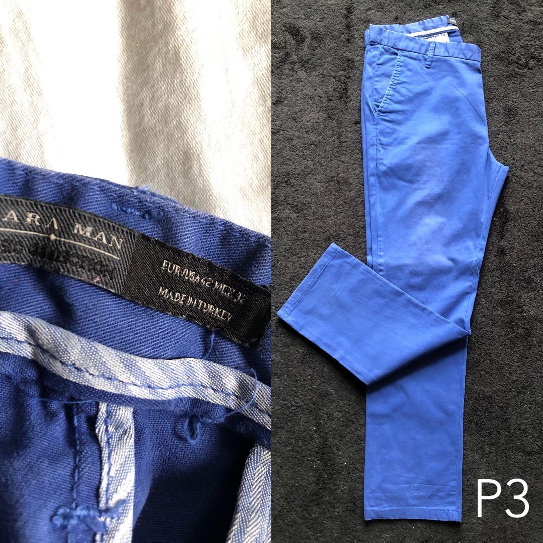 Zara Man Pants ( P3), Men's Fashion, Bottoms, Trousers on Carousell