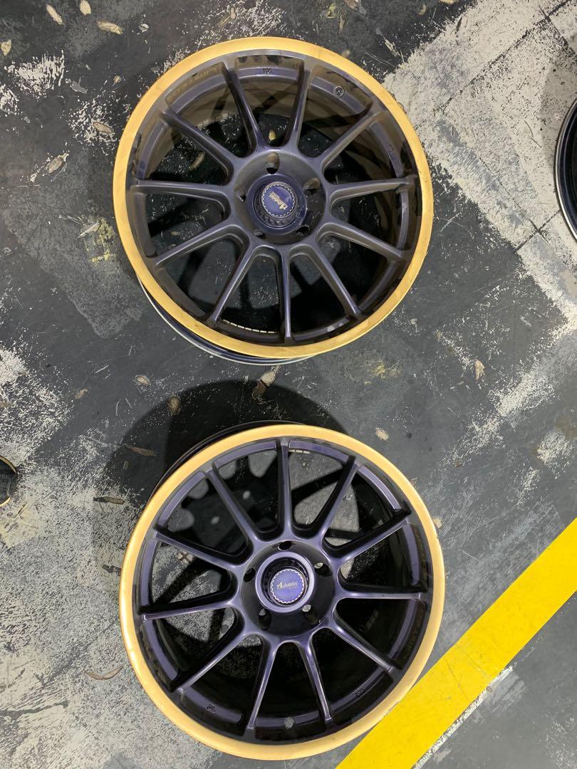17” Avanti Racing Limited Edition Rims 5x114.3, Car Accessories, Tyres ...