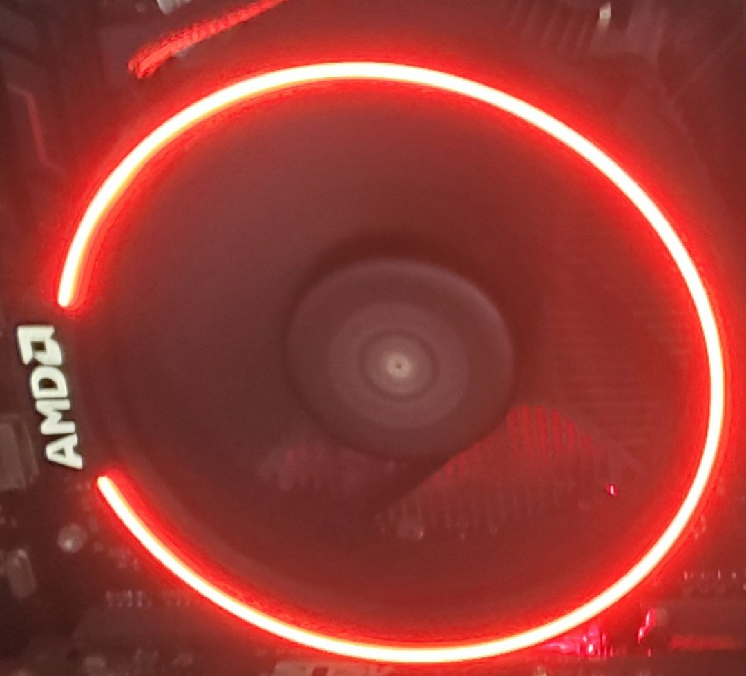 amd wraith spire RGB cooler and fan with cables, 電腦＆科技, 桌上電腦 - Carousell