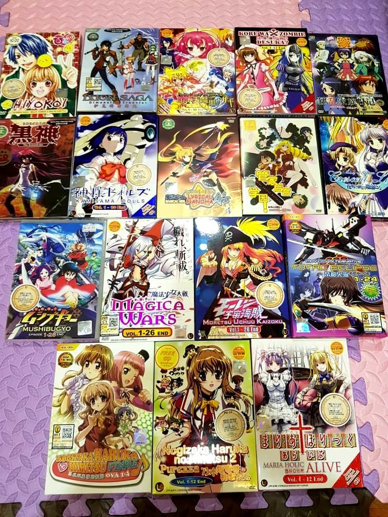 Anime DVDs, Hobbies & Toys, Music & Media, CDs & DVDs on Carousell
