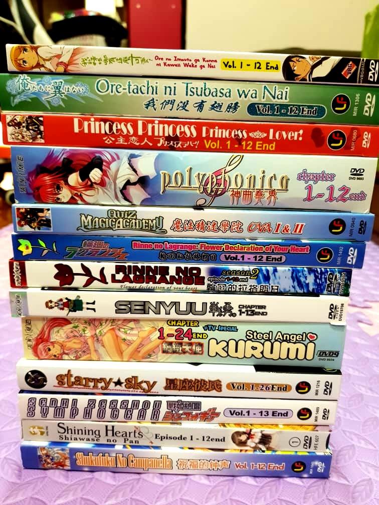 Anime DVDs, Hobbies & Toys, Music & Media, CDs & DVDs on Carousell