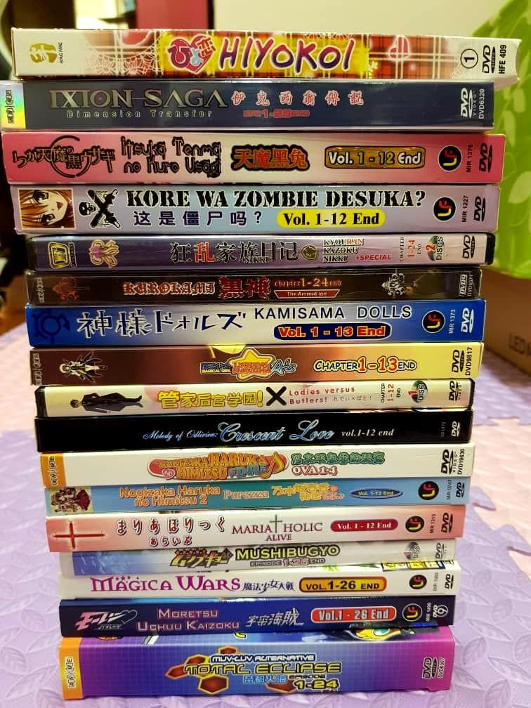 Anime DVDs, Hobbies & Toys, Music & Media, CDs & DVDs on Carousell