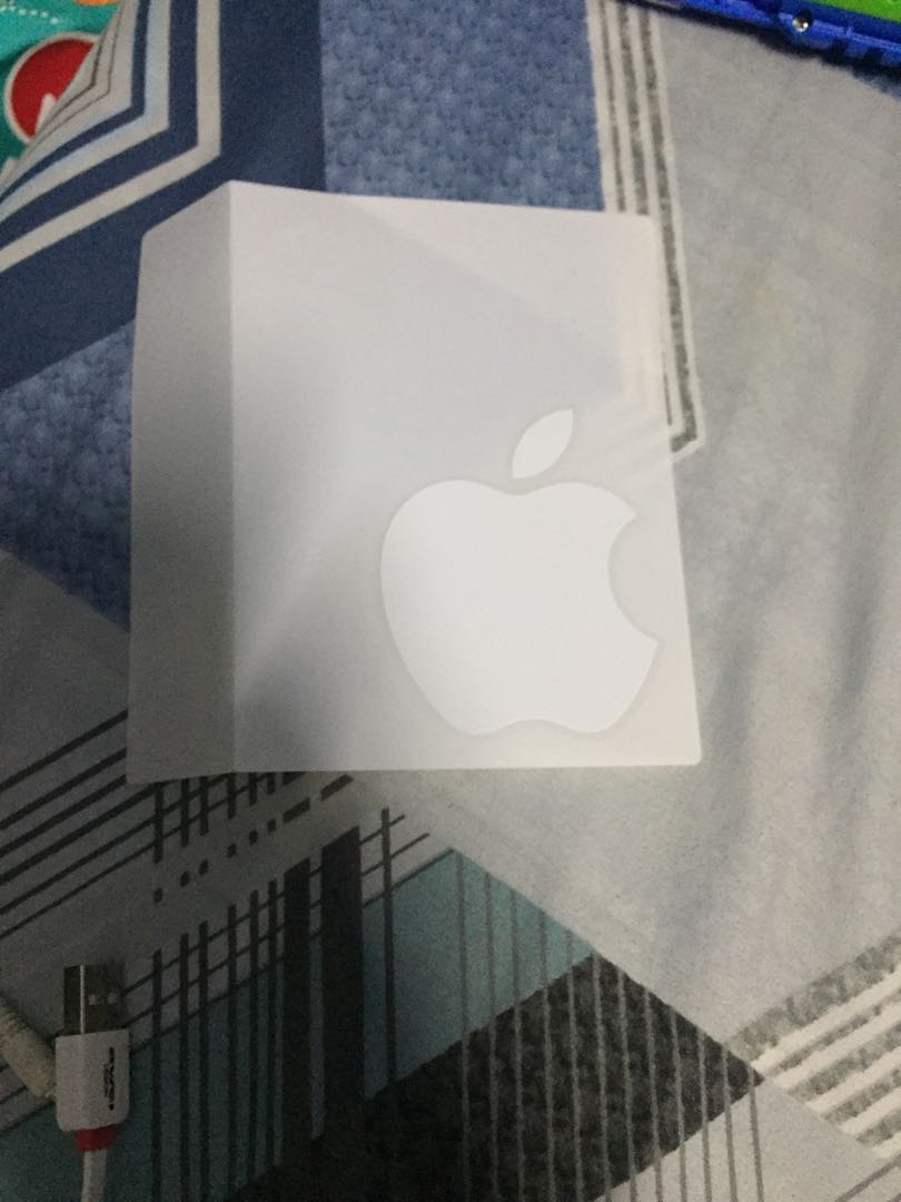 Big Genuine Apple Logo Sticker Sheet 100% Original from Apple products ...
