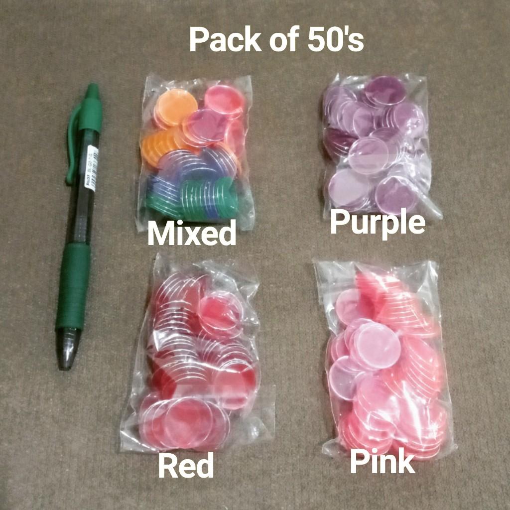 BN: Steel - Ringed Magnetic Chips Transparent Plastic Counters Bingo ...