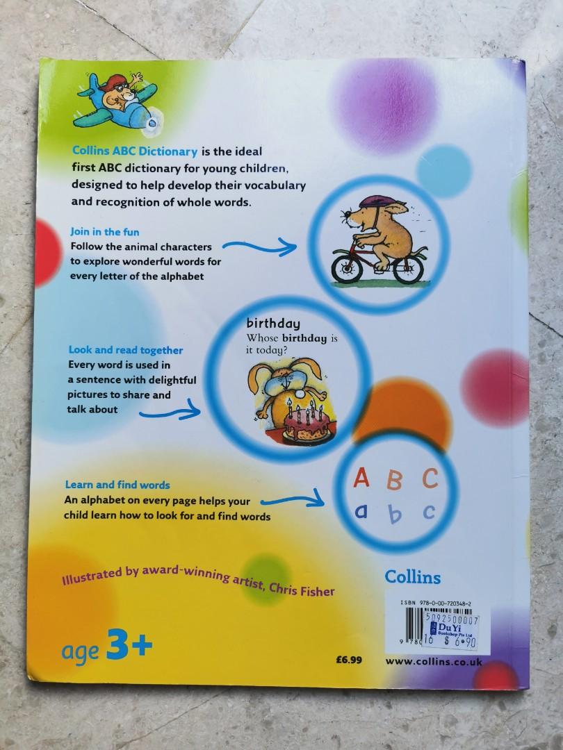 Collins ABC Dictionary for age 3+, Hobbies & Toys, Books & Magazines ...