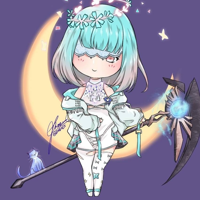 Cute chibi art drawing commission, Hobbies & Toys, Stationery & Craft ...