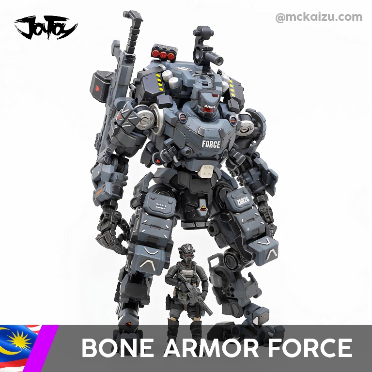 Dark Source STEEL BONE ARMOUR FORCE with Male Military Unit, Highly ...