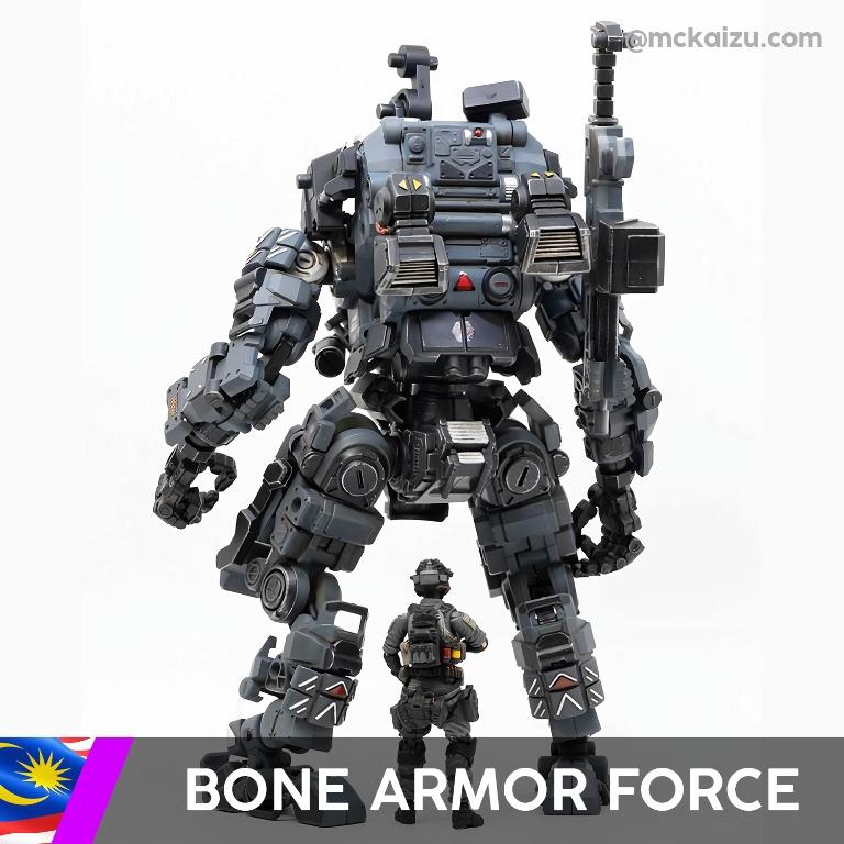 Dark Source STEEL BONE ARMOUR FORCE with Male Military Unit, Highly ...