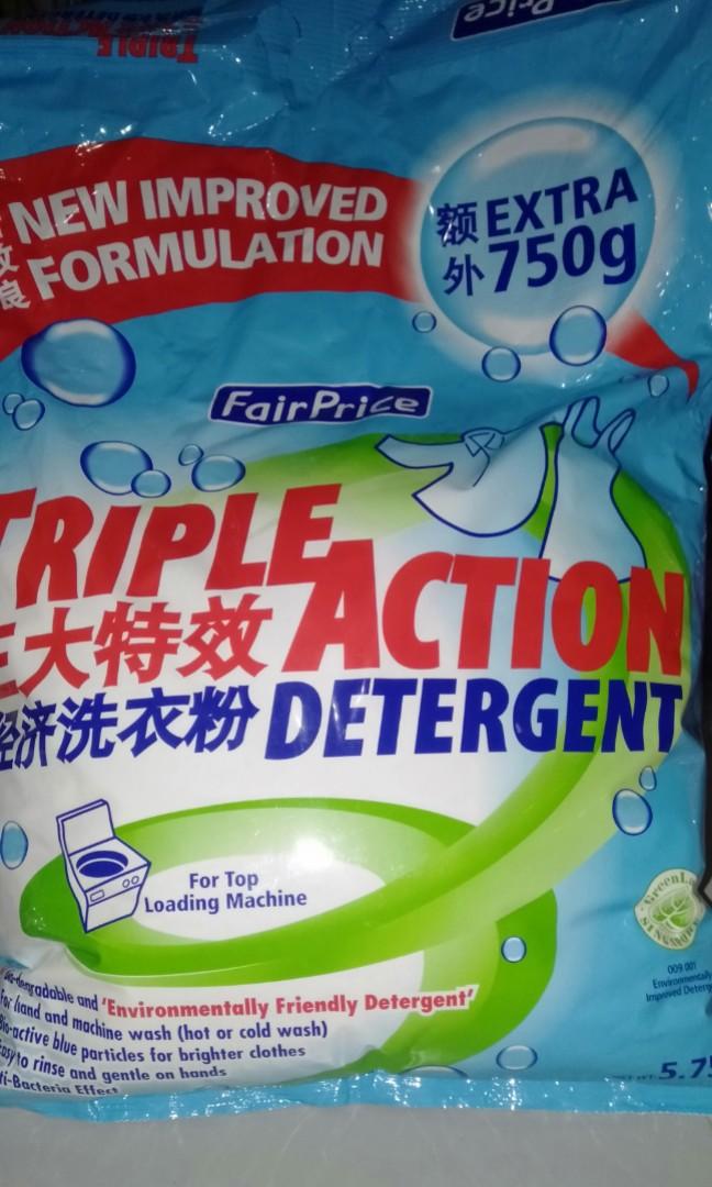 Fairprice Triple Action Detergent Powder 5.75kg, Furniture & Home ...