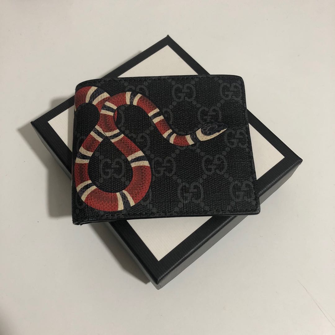 Gucci Snake Wallet, Luxury, Bags & Wallets on Carousell