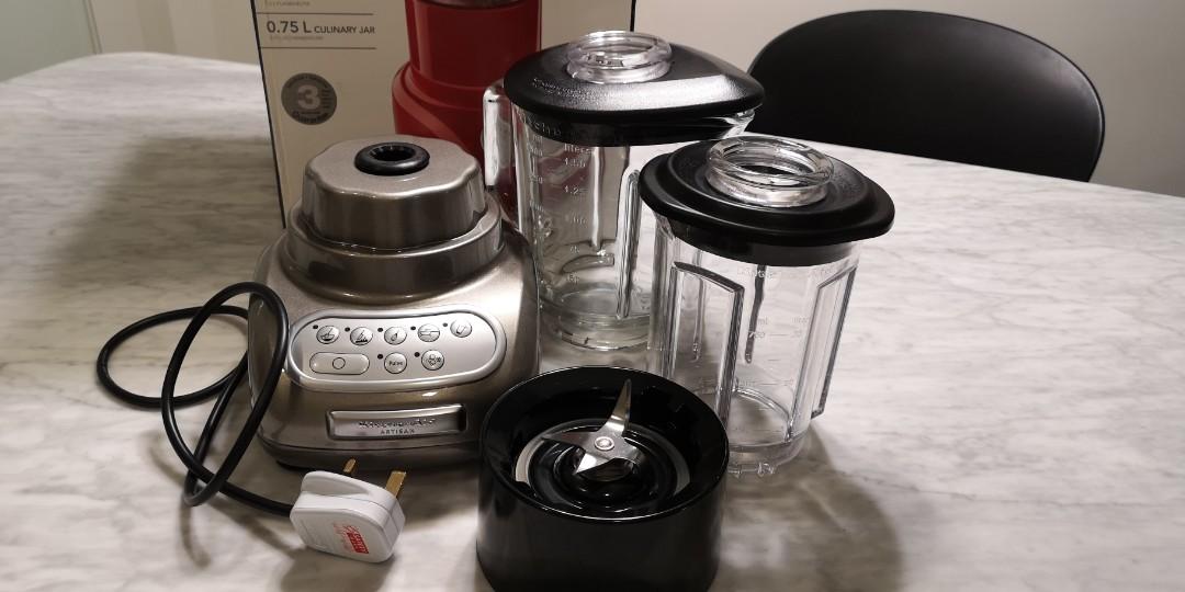 KitchenAid Blender with Glass Jar & Culinary Jar, TV & Home Appliances ...