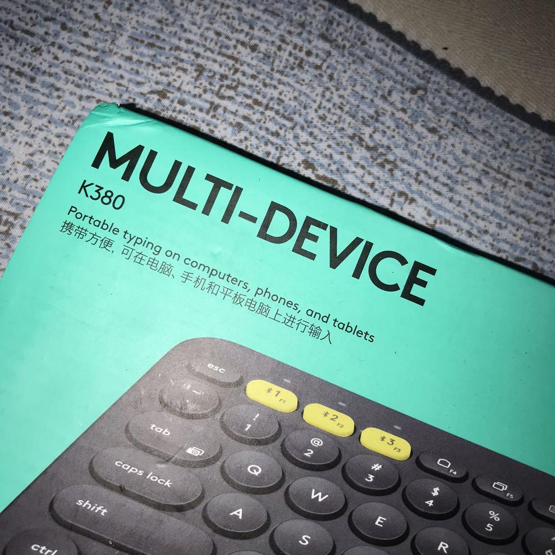 Logitech K380 Multi-Device Bluetooth Keyboard (Dark Grey) [BRAND NEW ...