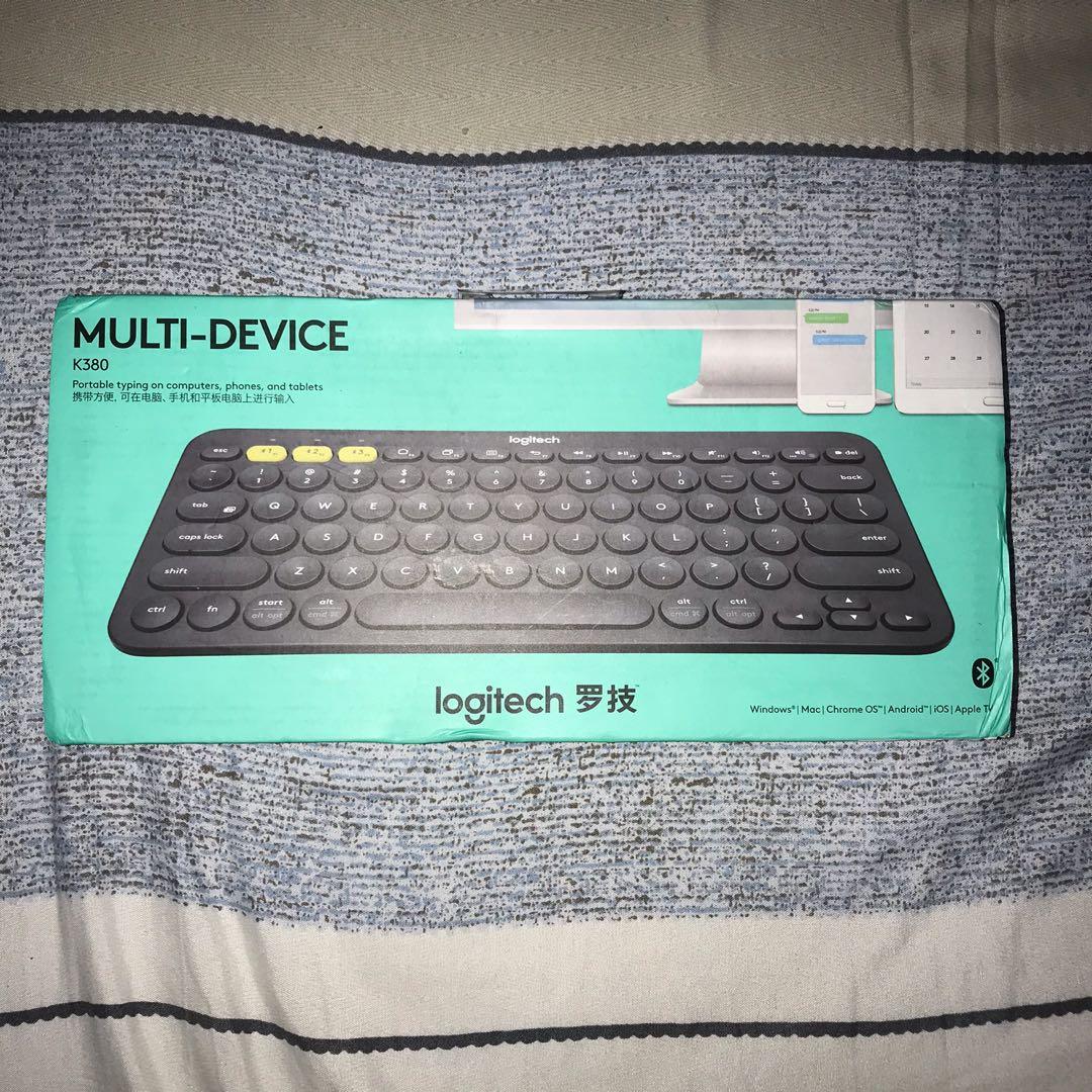 Logitech K380 Multi-Device Bluetooth Keyboard (Dark Grey) [BRAND NEW ...