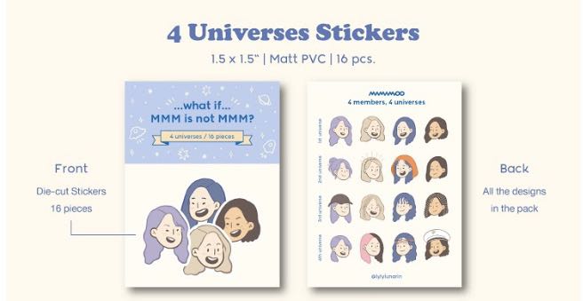 MAMAMOO FANMADE STICKER, Hobbies & Toys, Memorabilia & Collectibles, K ...