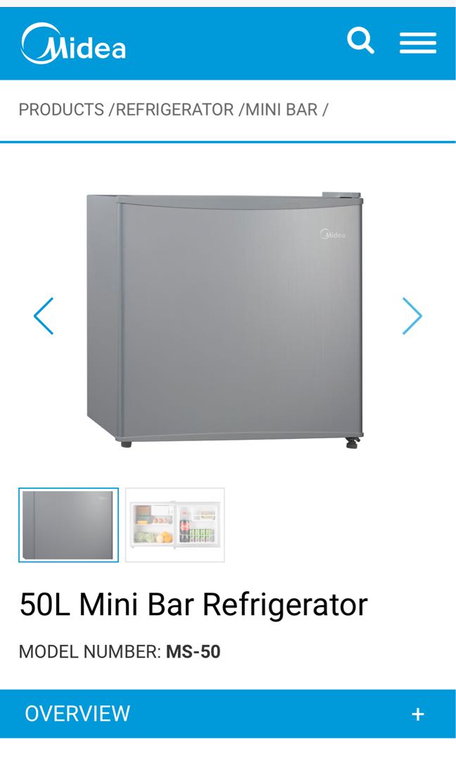 Mini Fridge 50L, TV & Home Appliances, Kitchen Appliances ...