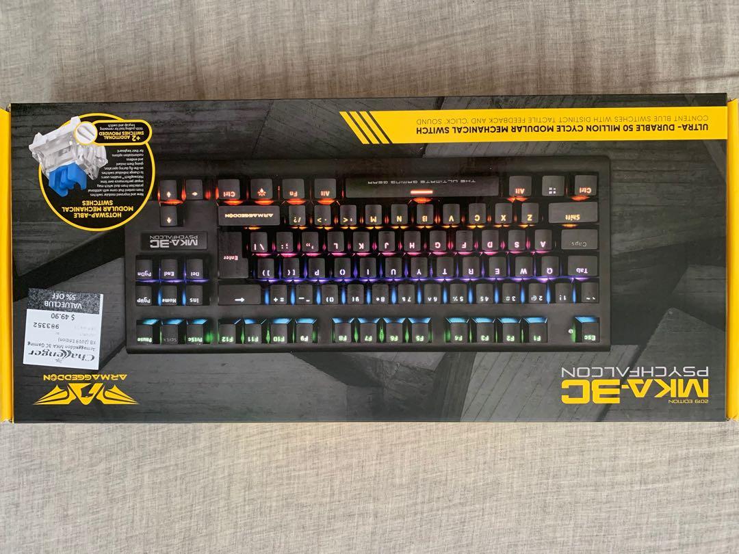 MKA3C Psychfalcon Armageddon keyboard, Computers & Tech, Parts ...