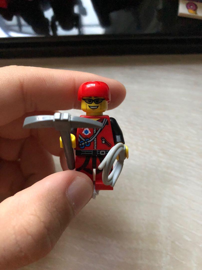 Mountain climber LEGO minifigure, Hobbies & Toys, Toys & Games on Carousell