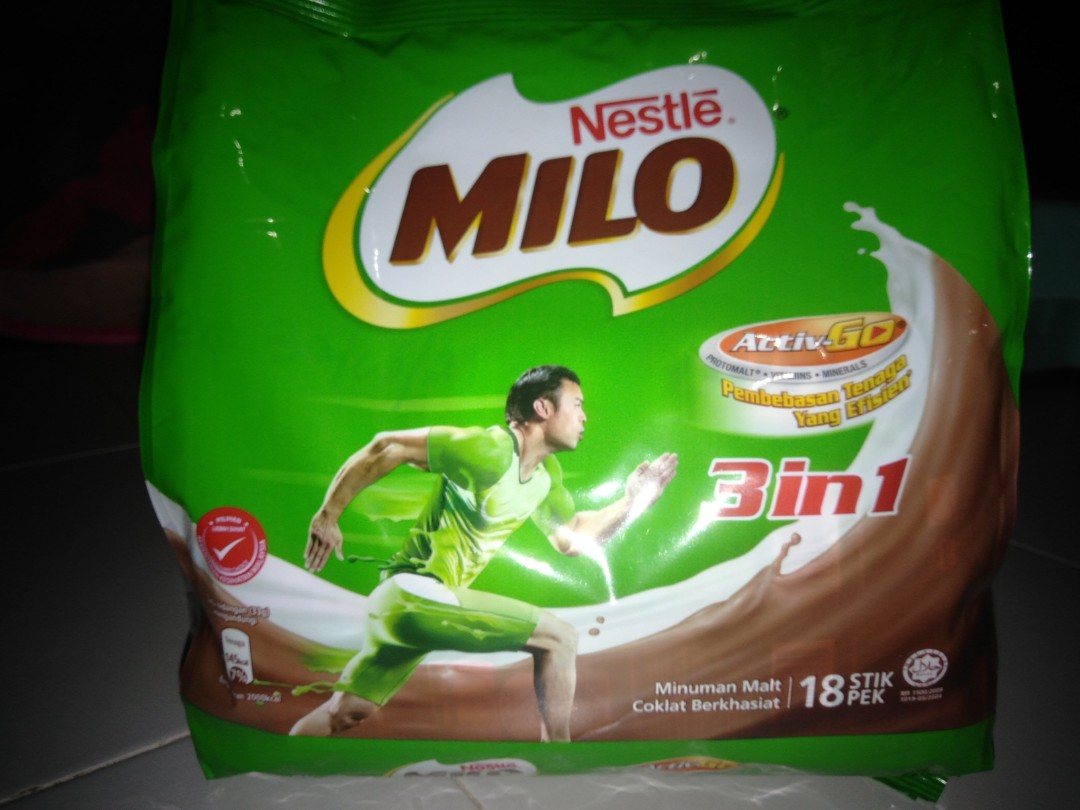 Nestle Milo 3 in 1 × (4 pack), Food & Drinks, Packaged & Instant Food ...