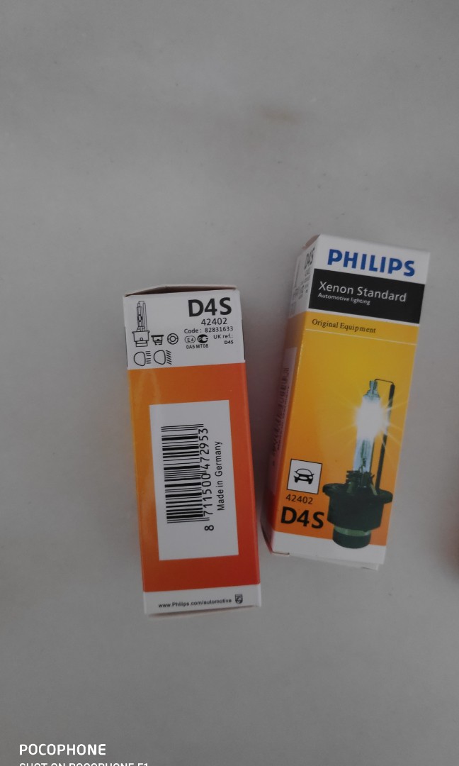 Philips D4S headlight bulb (4300k), Car Accessories, Electronics ...