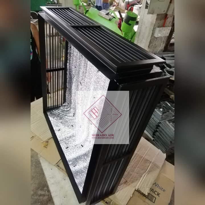 Plenum box ducting works sheet metal products customize louver damper ...