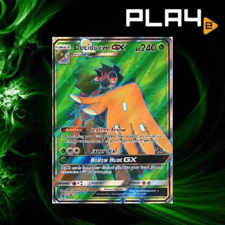 Pokemon Decidueye GX SM37 Full Art Promo Card Brand New, Hobbies & Toys ...