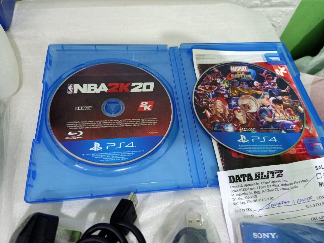 Ps4 slim 500gb nba 2k20 bundle 2 controllers, Video Gaming, Video Game ...