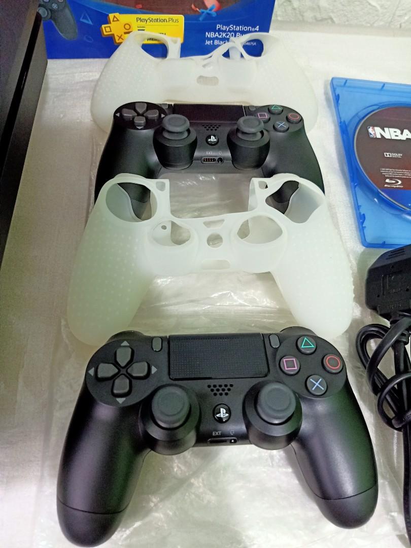 Ps4 slim 500gb nba 2k20 bundle 2 controllers, Video Gaming, Video Game ...