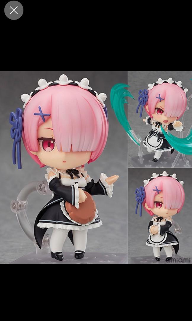 3 in 1 Re: Zero anime figurines/figures (Rem, Ram, Emilia), Hobbies ...